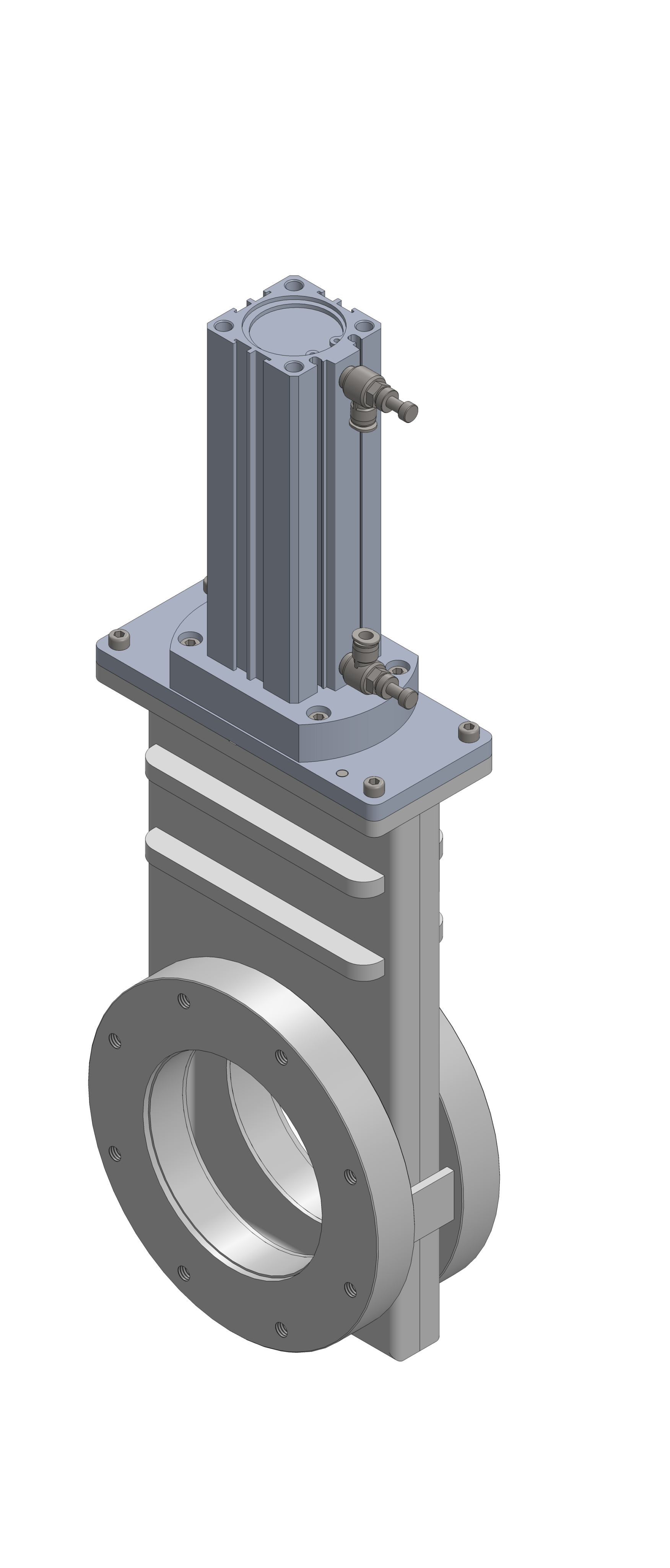 VG02P Series- Linear, High Vacuum, Pneumatic Gate Valve